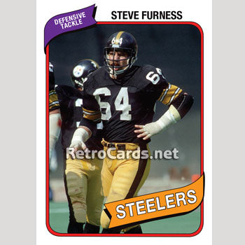 1980T-MLB Steve Furness Pittsburgh Steelers – RetroCards