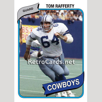 1980T MLB Tom Rafferty Dallas Cowboys – RetroCards