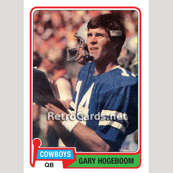 1981T Gary Hogeboom Dallas Cowboys – RetroCards