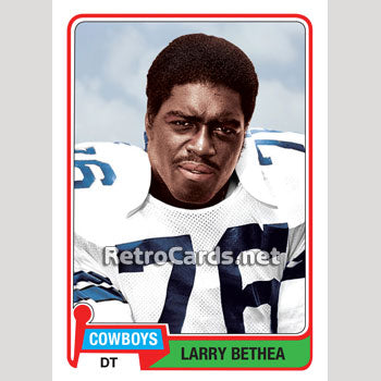 1981T Larry Bethea Dallas Cowboys – RetroCards