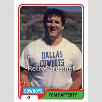 1981T Tom Rafferty Dallas Cowboys – RetroCards