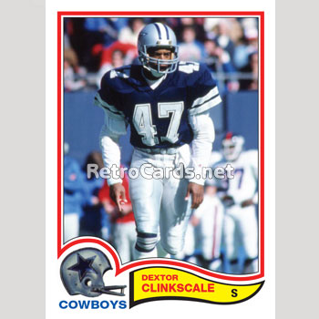1982T Dexter Clinkscale Dallas Cowboys – RetroCards