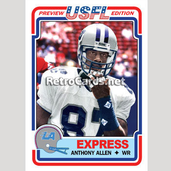 1983T Anthony Allen Los Angeles Express – RetroCards
