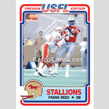 1983T Frank Reed Birmingham Stallions – RetroCards