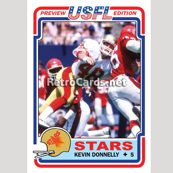 1983T Kevin Donnelly Philadelphia Stars – RetroCards