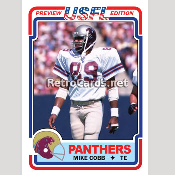 1983T Mike Cobb Michigan Panthers – RetroCards