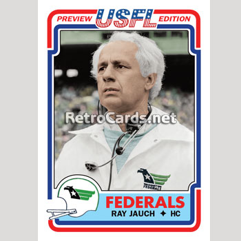 1983T Ray Jauch Washington Federals – RetroCards