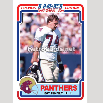 1983T Ray Pinney Michigan Panthers – RetroCards