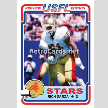 1983T Rich Garza Philadelphia Stars – RetroCards