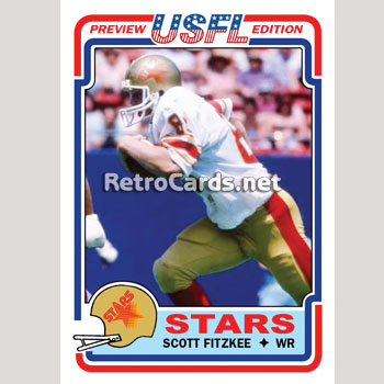 1983T Scott Fitzkee Philadelphia Stars – RetroCards
