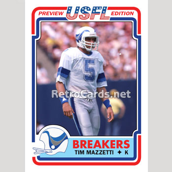 1983T Tim Mazetti Boston Breakers – RetroCards