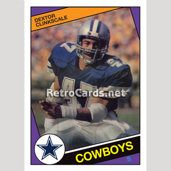1984T Dextor Clinkscale Dallas Cowboys – RetroCards