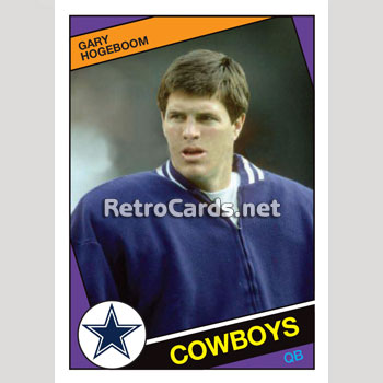 1984T Gary Hogeboom Dallas Cowboys – RetroCards