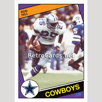 1984T Rod Hill Dallas Cowboys – RetroCards