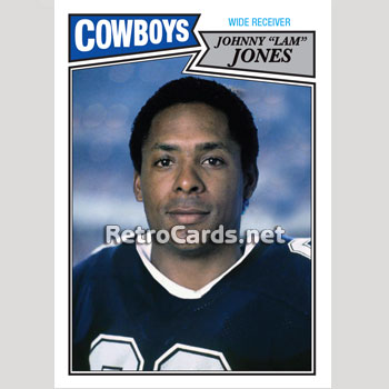 1987T Johnny Lam Jones Dallas Cowboys – RetroCards