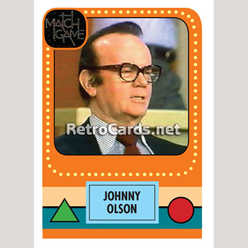 Match Game Johnny Olson – RetroCards