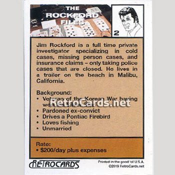 Rockford Files RetroCards Set